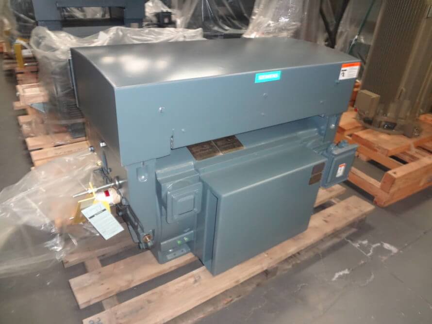 600 HP, 3600 RPM, SIEMENS, FRAME 5010S, SBWPII, 2300/4000V, NEW, (3 ...